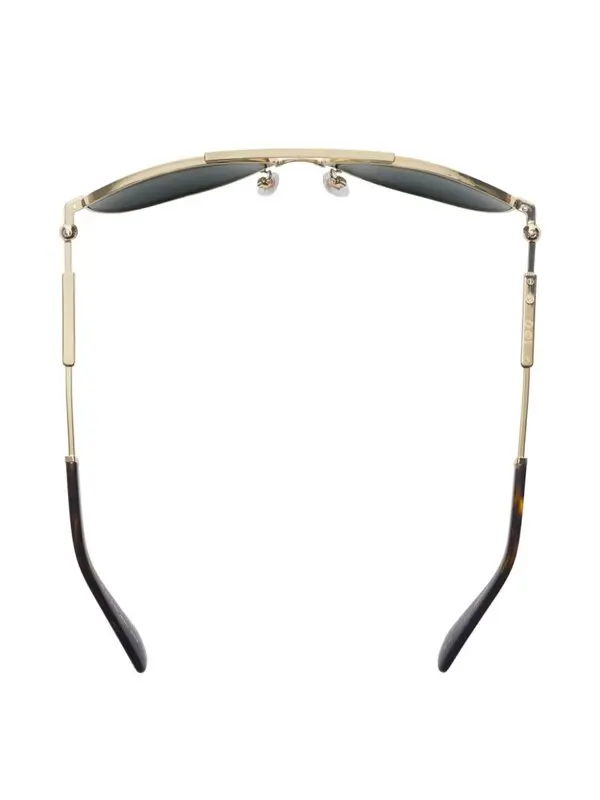 Burberry Tortoiseshell Navigator Sunglasses