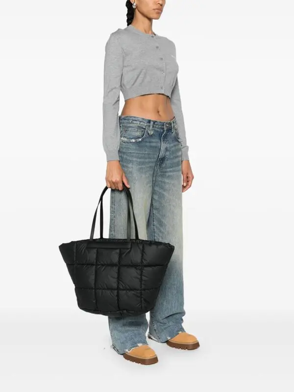 VEECOLLECTIVE Medium Porter Max Tote Bag - Black