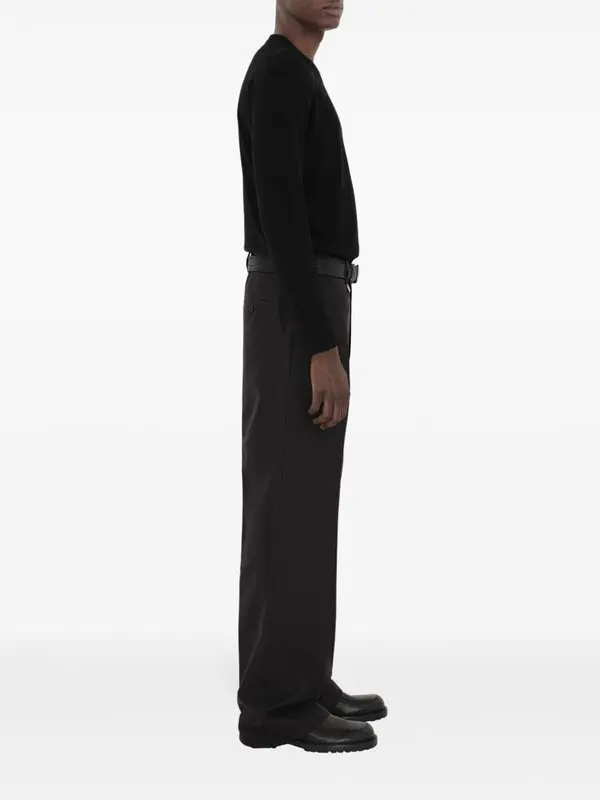 Burberry Crew-neck Wool Jumper - Black