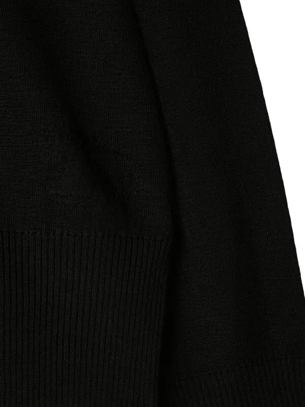 Burberry Crew-neck Wool Jumper - Black