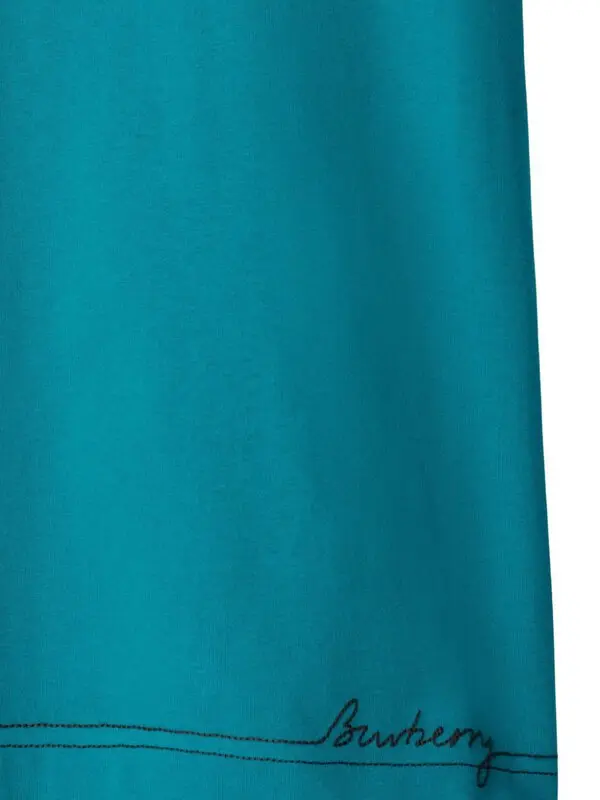 Burberry Contrast-stitching Cotton T-shirt