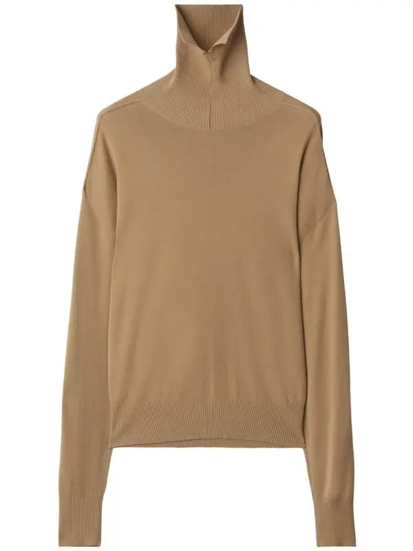 Burberry Roll-neck Wool Jumper