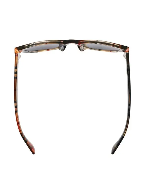 Burberry Vintage Check Round-frame Sunglasses