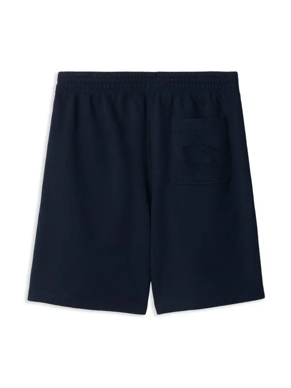 Burberry Equestrian Knight Appliqué Shorts - Blue