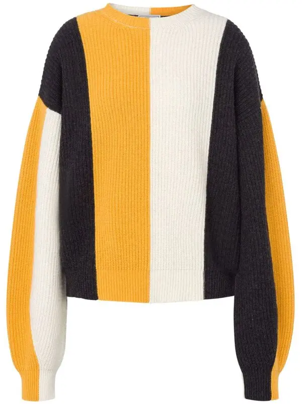 Moschino Striped Ribbed Jumper