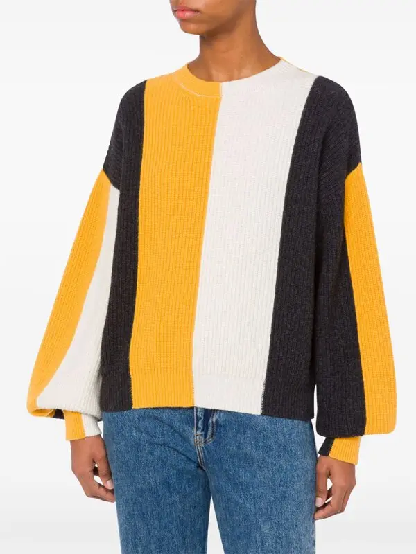 Moschino Striped Ribbed Jumper