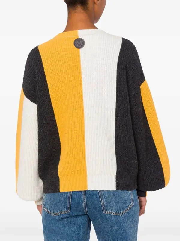 Moschino Striped Ribbed Jumper