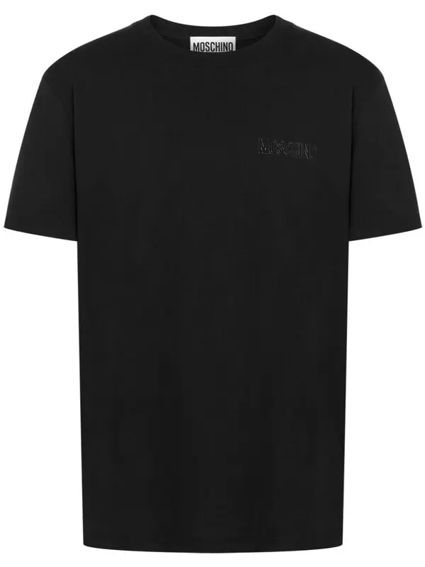 Moschino Logo-raised Cotton T-shirt