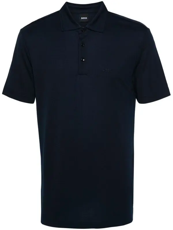 BOSS Logo-embroidered Polo Shirt
