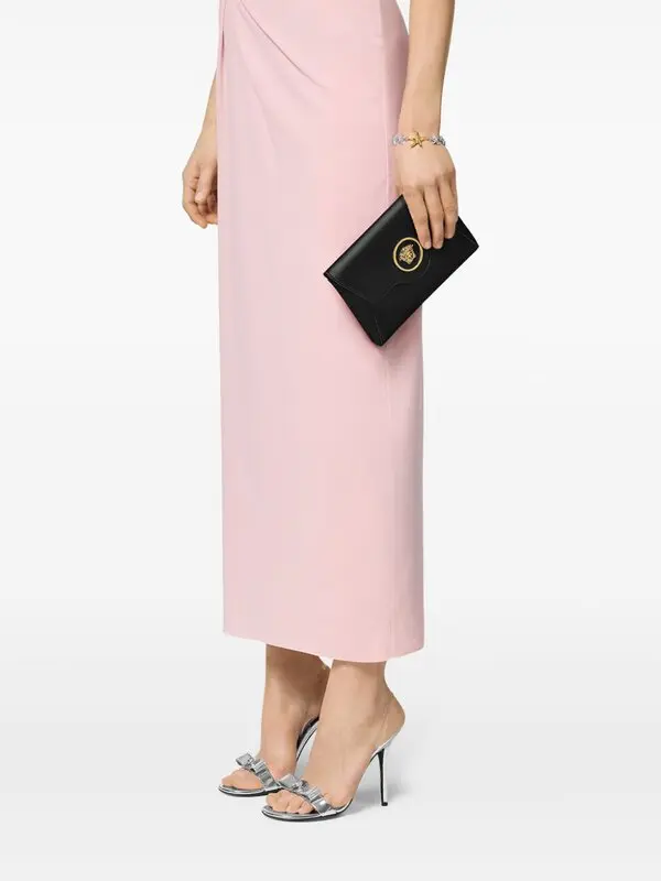Versace La Medusa Envelope Clutch - Black