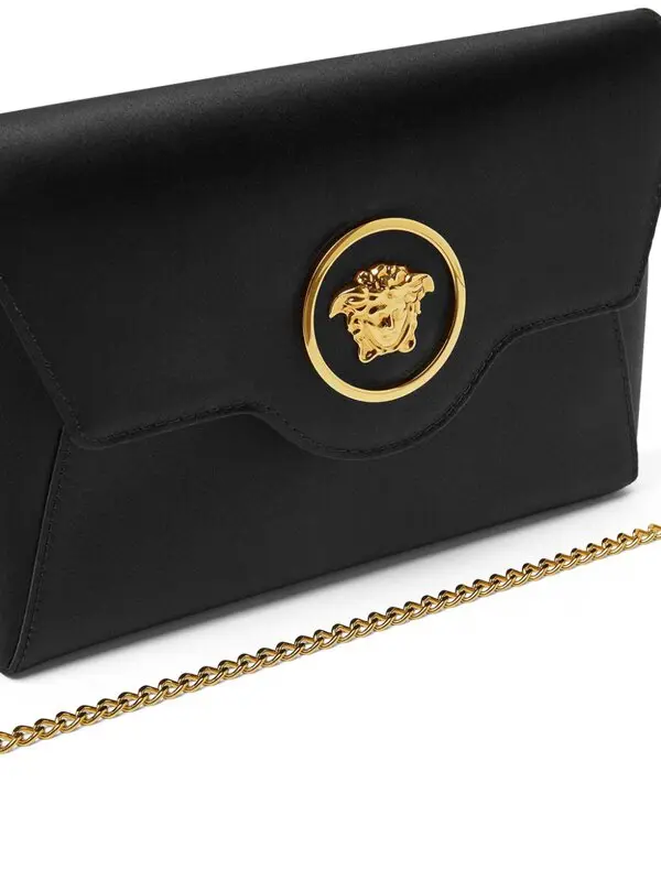 Versace La Medusa Envelope Clutch - Black