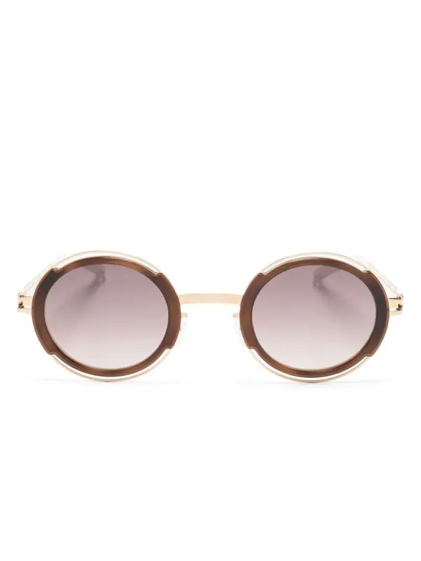 Mykita Pearl Round-frame Sunglasses - Brown