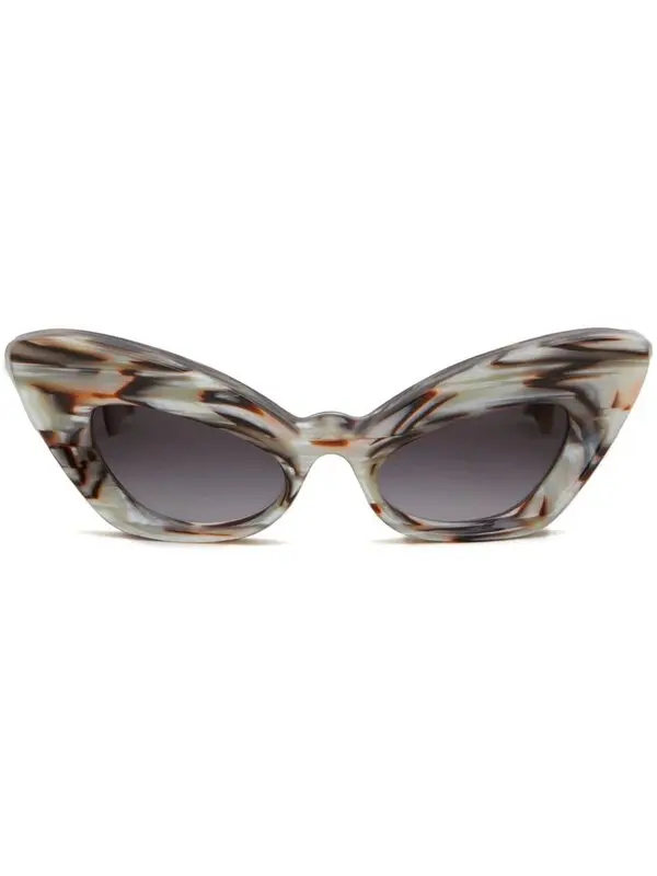Marni Cat-eye Frame Sunglasses - Neutrals