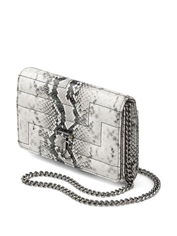 Jimmy Choo Gray Snakeskin Clutch Jimmy Choo  main image 2
