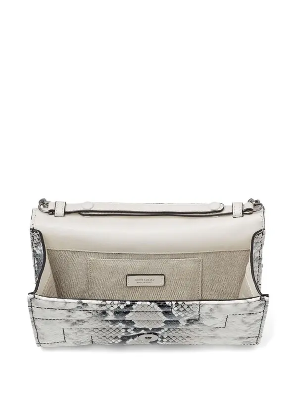 Jimmy Choo Gray Snakeskin Clutch Jimmy Choo  main image 3