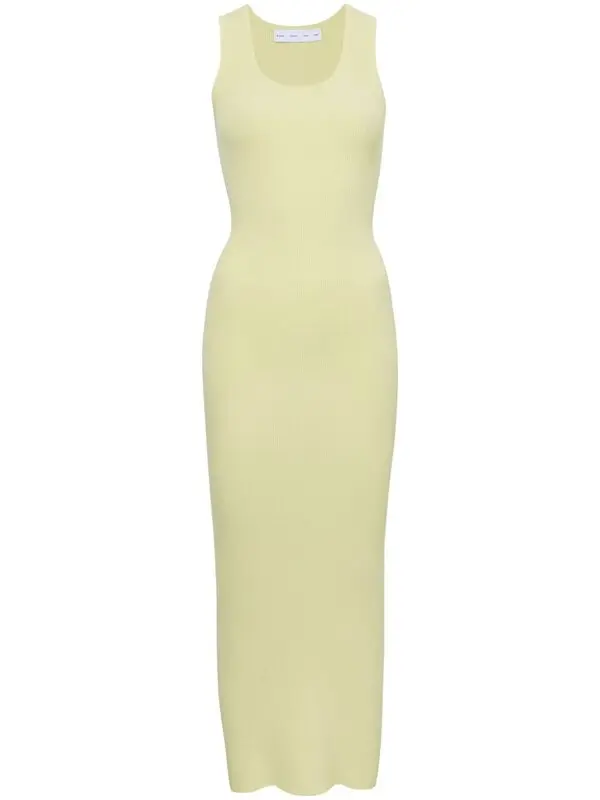 Proenza Schouler White Label Ribbed Knit Maxi Dress