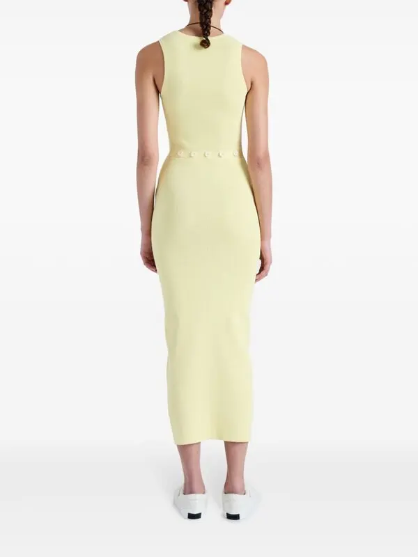 Proenza Schouler White Label Ribbed Knit Maxi Dress