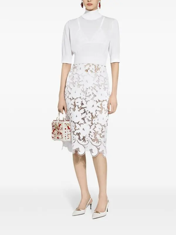 Dolce & Gabbana Cropped Turtleneck Sweater