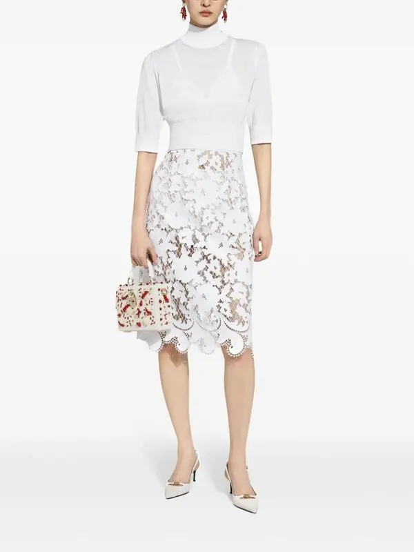 Dolce & Gabbana Cropped Turtleneck Sweater