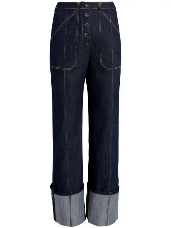Cinq À Sept Benji High-rise Flared Jeans - Blue