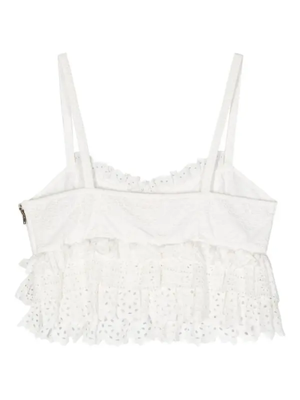 Ulla Johnson Clarissa Cotton Crop Top