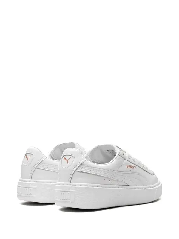 PUMA Basket Flatform Leather Sneakers