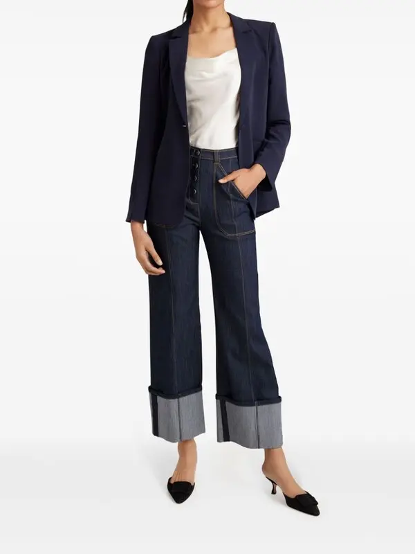Cinq À Sept Karlie Single-breasted Blazer - Blue