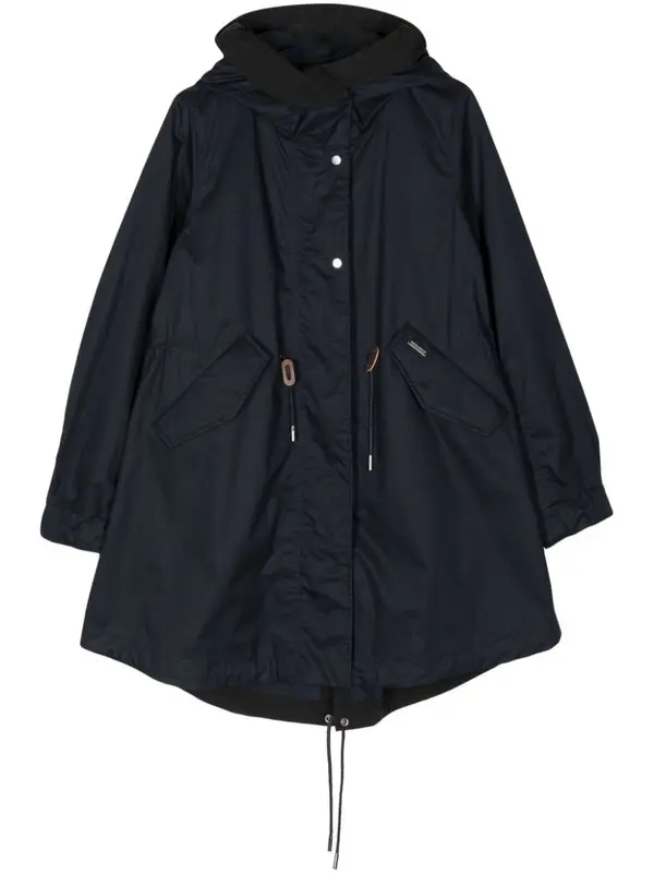 Woolrich Tied-waist Hooded Parka Coat