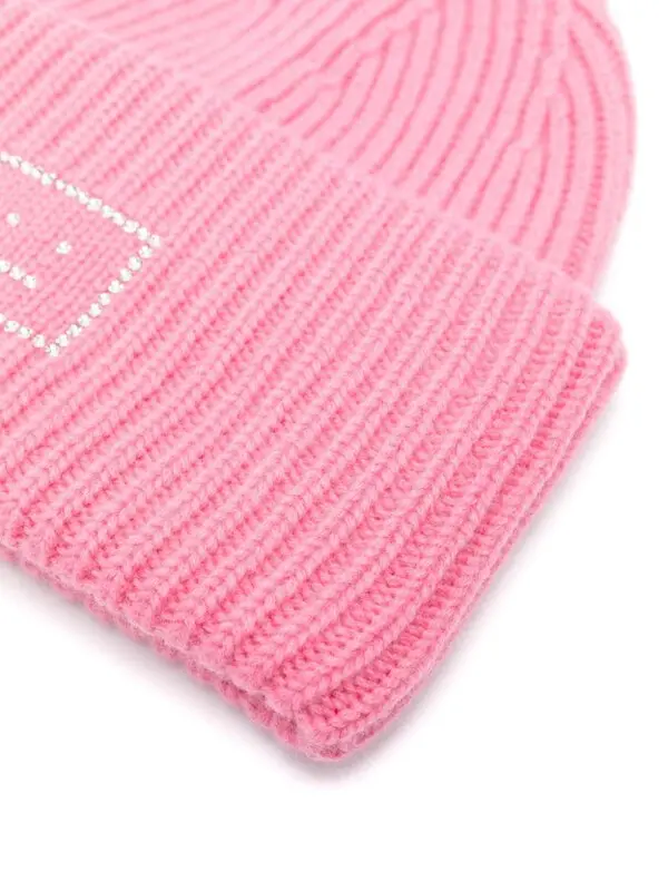 Acne Studios Face-appliqué Beanie