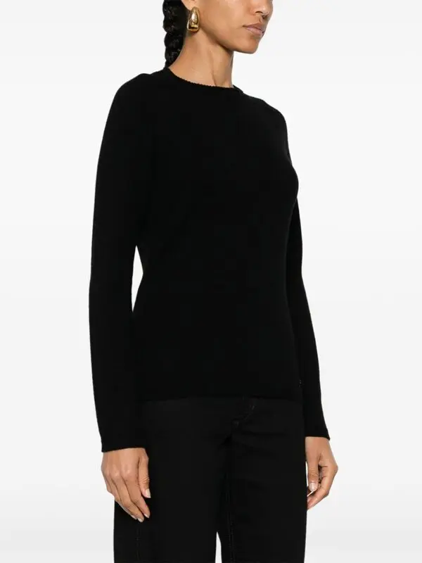 TOM FORD Logo-plaque Cashmere Jumper - Black