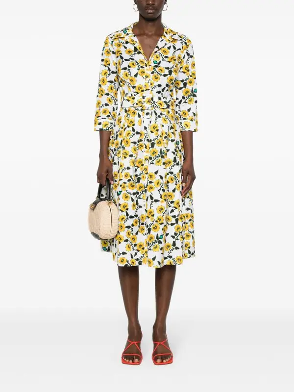 Samantha Sung Audrey Midi Shirt Dress