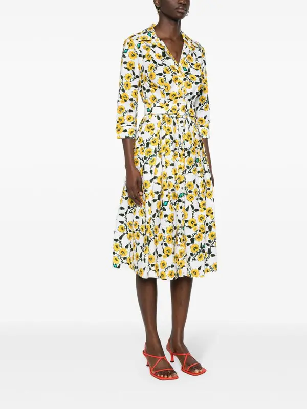 Samantha Sung Audrey Midi Shirt Dress