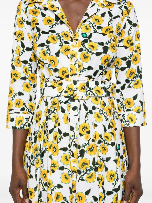 Samantha Sung Audrey Midi Shirt Dress