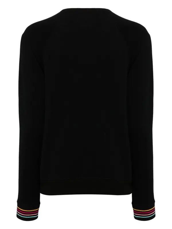 Paul Smith Striped-cuff Cotton Sweatshirt