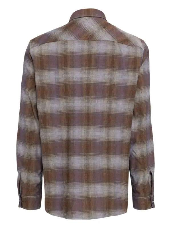 A.p.c. Checked Cotton Shirt