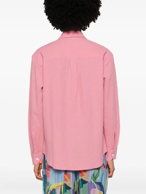 MC2 SAINT BARTH Seersucker Cotton Shirt