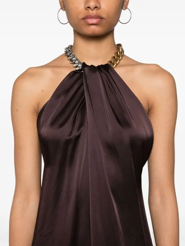 Stella McCartney Falabella-chain Midi Dress