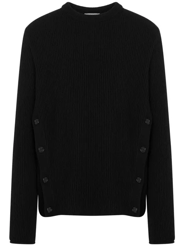 Moschino Ribbed-knit Virgin Wool Jumper