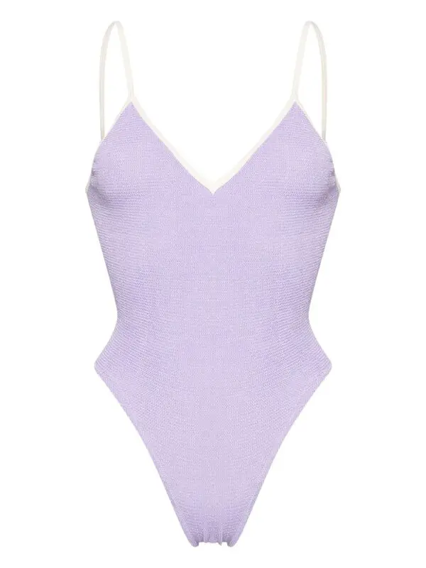 MC2 SAINT BARTH Crinkled Lurex Swimsuit