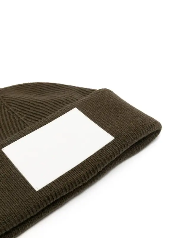 MAISON MARGIELA Numbers-motif Knitted Beanie