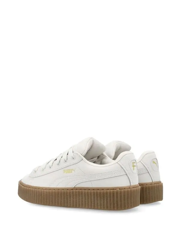 FENTY BEAUTY Creeper Phatty Leather Sneakers - White