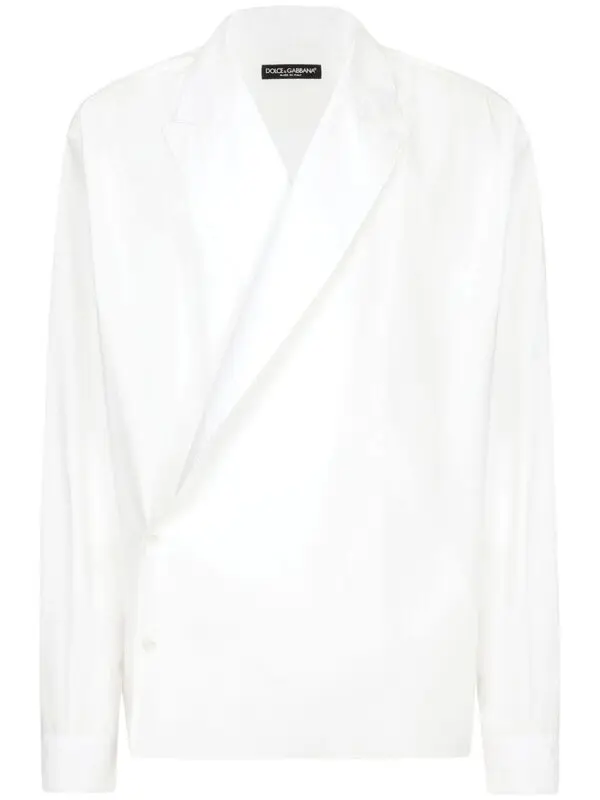Dolce & Gabbana Cotton Wrap Shirt