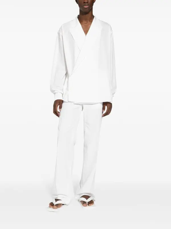 Dolce & Gabbana Cotton Wrap Shirt