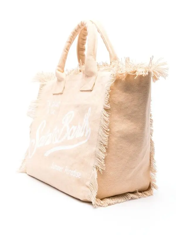 MC2 SAINT BARTH Cotton Beach Bag - Neutrals