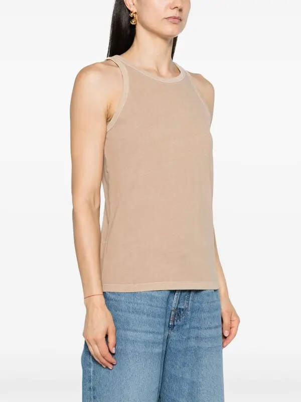 Sportmax Scoop-neck Tank Top - Neutrals