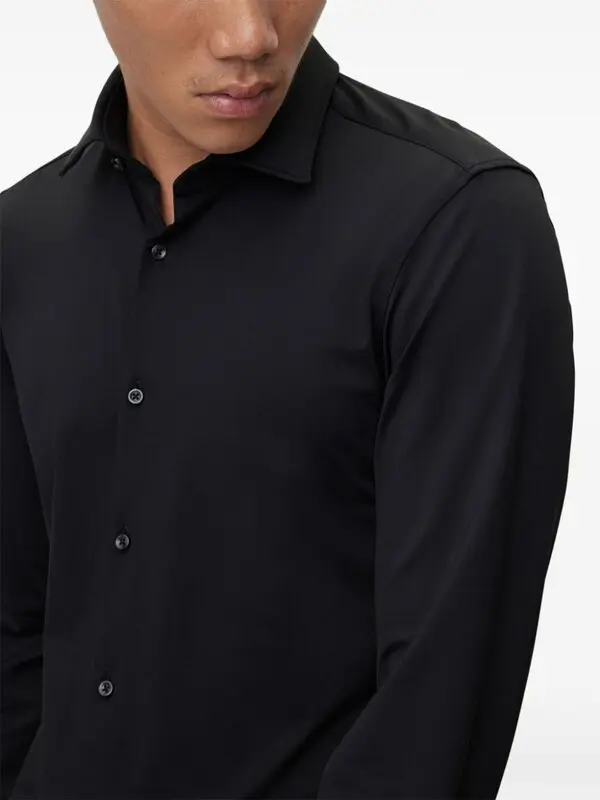 Hugo Stretch Button-up Shirt - Black