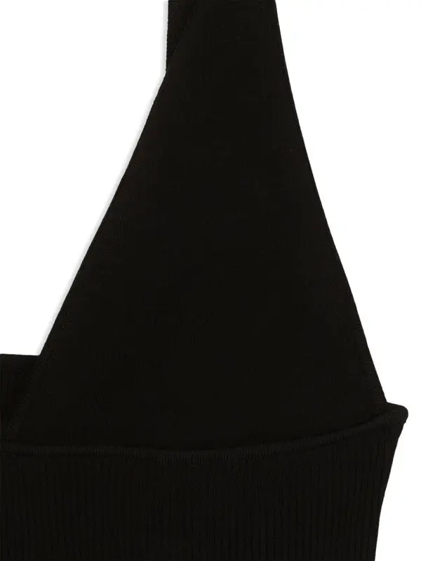 Dolce & Gabbana Ribbed-knit Cropped Tank Top