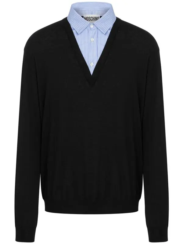 Moschino Print Layered Jumper