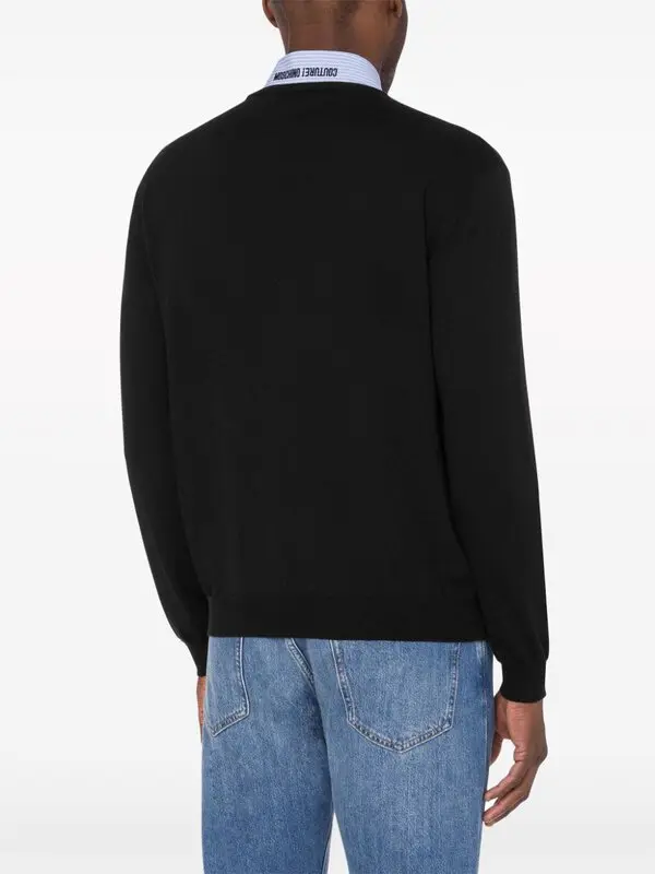Moschino Print Layered Jumper