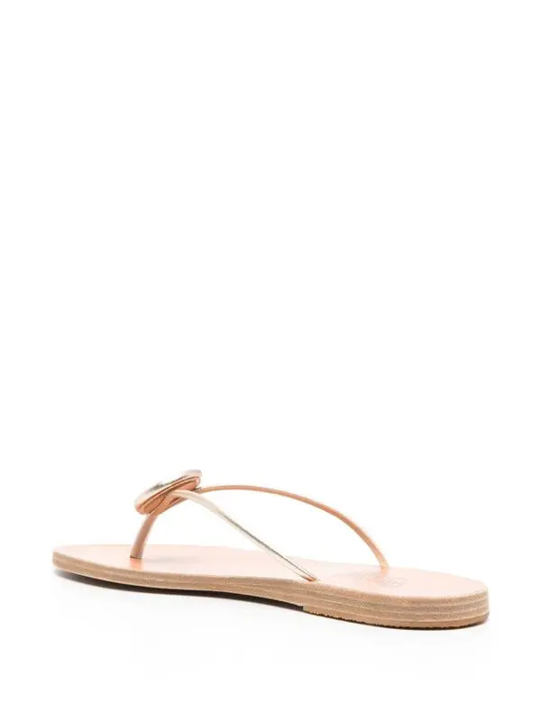 ANCIENT GREEK SANDALS Strovilos Leather Flip Flops